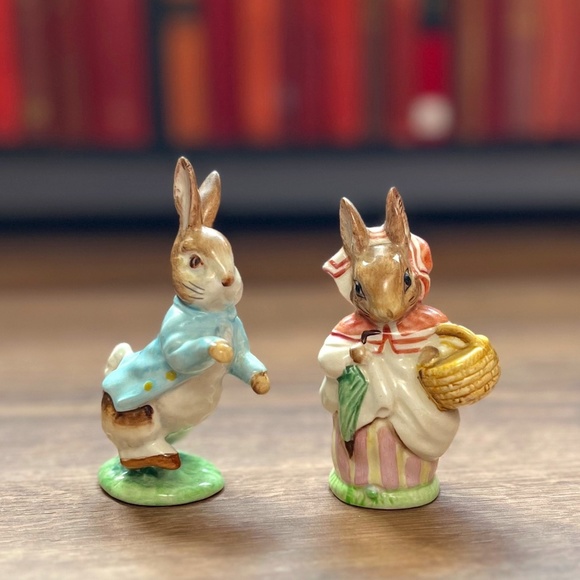 Beswick | Accents | Vintage Beatrix Potter Peter Rabbitmrs Rabbit ...